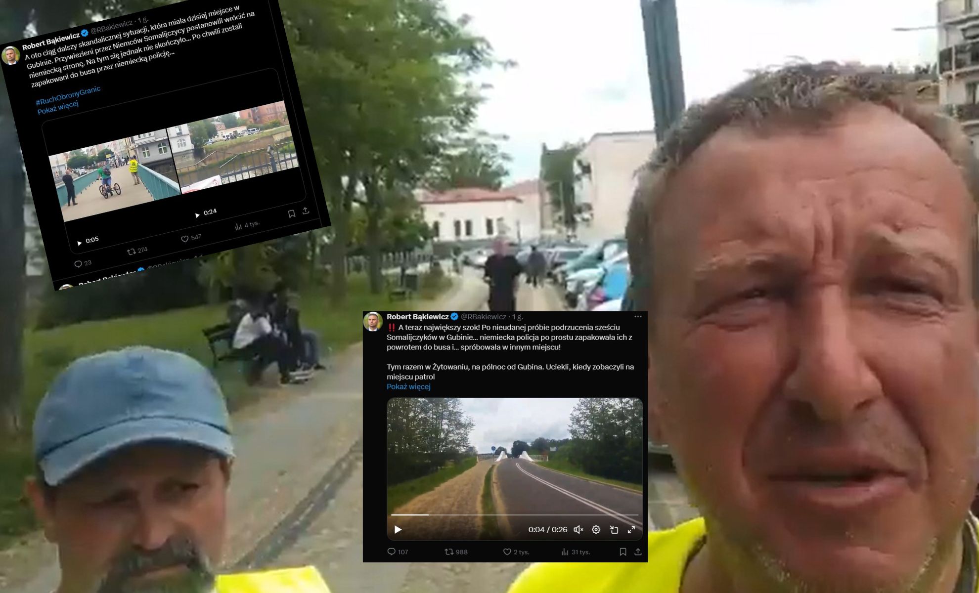 Niemiecka policja zdeterminowana w podrzucaniu migrantów. Absurdalne ...