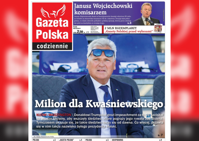 Milion dla Kwaśniewskiego, czyli polski wątek w aferze, którą żyje Ameryka